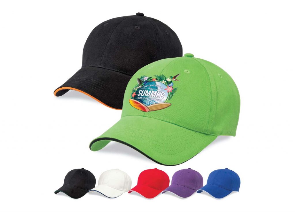 Premium Soft Sandwich Peak Cap – PromoPoint
